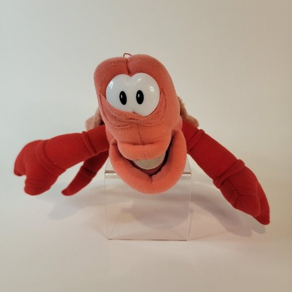 Disney | Toys | Vintage Disney Little Mermaid Sebastian Crab Plush 9s ...